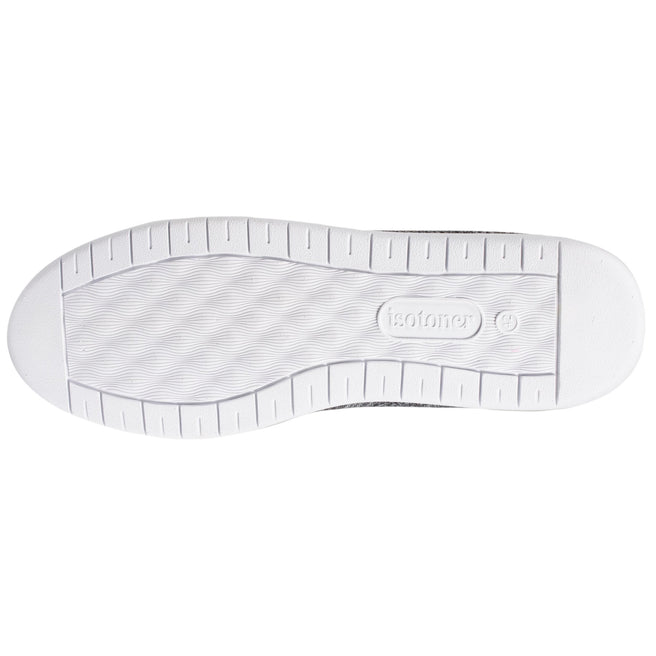Baskets Confort Homme slip-on sport Gris - Isotoner