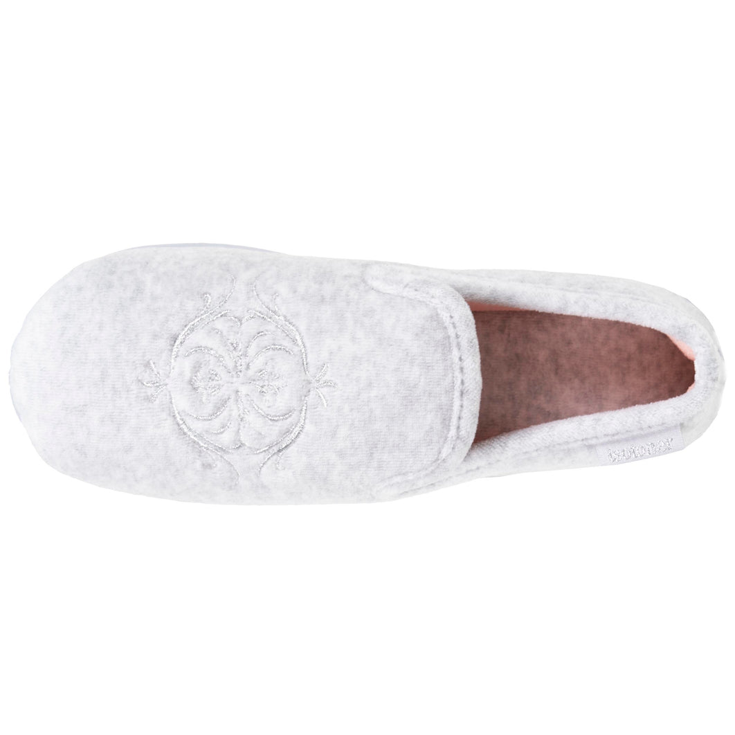Chaussons charentaises Femme ergonomiques Gris chiné - Isotoner