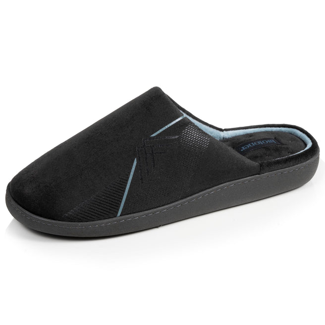 Chaussons mules Homme Gris diamant - Isotoner