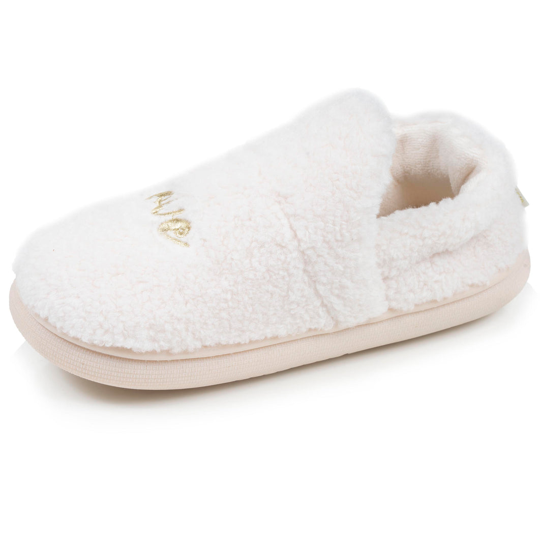Chaussons slippers Femme BLOUP Ivoire - Isotoner